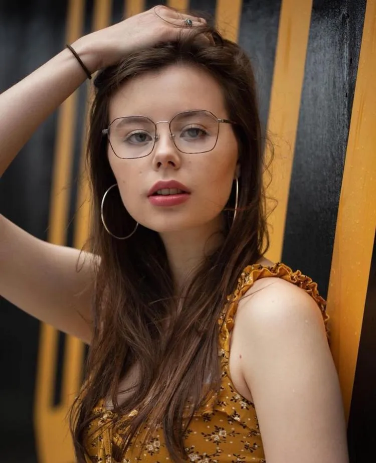 Krista eyeglasses in Light Khaki | Optical